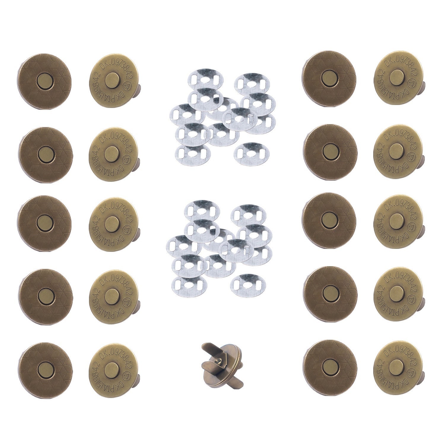 Magnetic Buttons, Bag Clasps Fasteners, Magnetic Press Studs, Snap ...