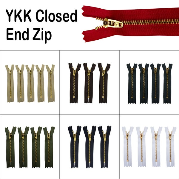 Closed End Zip - Etsy