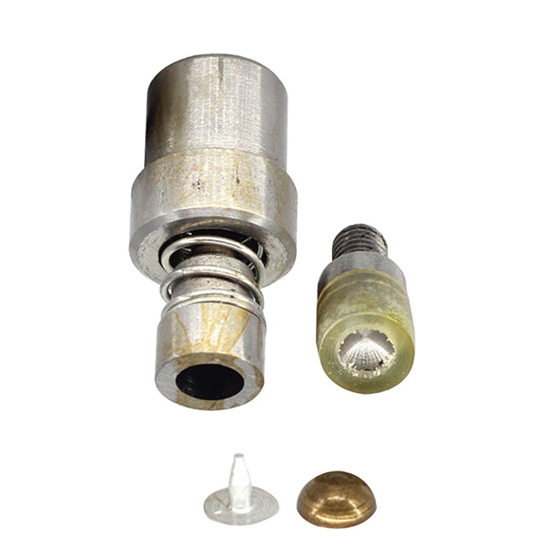 Dome Rivets Fixing Dies Set, Mushroom Studs Fixing Dies Set for Hand ...