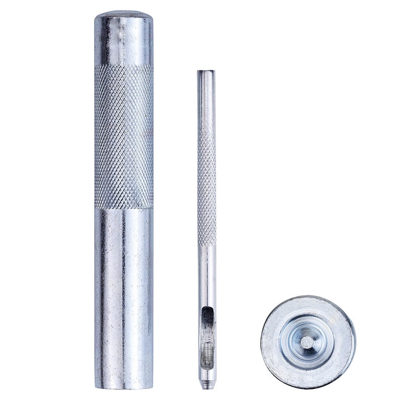 Double Cap Leather Rivets Tubular Rivets Fixing Hand Tool, Double Sided ...