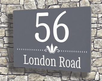 Modern Floating House Sign Plaques House Sign House Door Sign House ...
