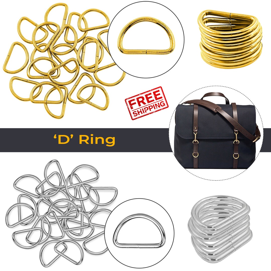 Metal D Ring Non Welded Metal D Ring Multi Purpose D Ring - Etsy