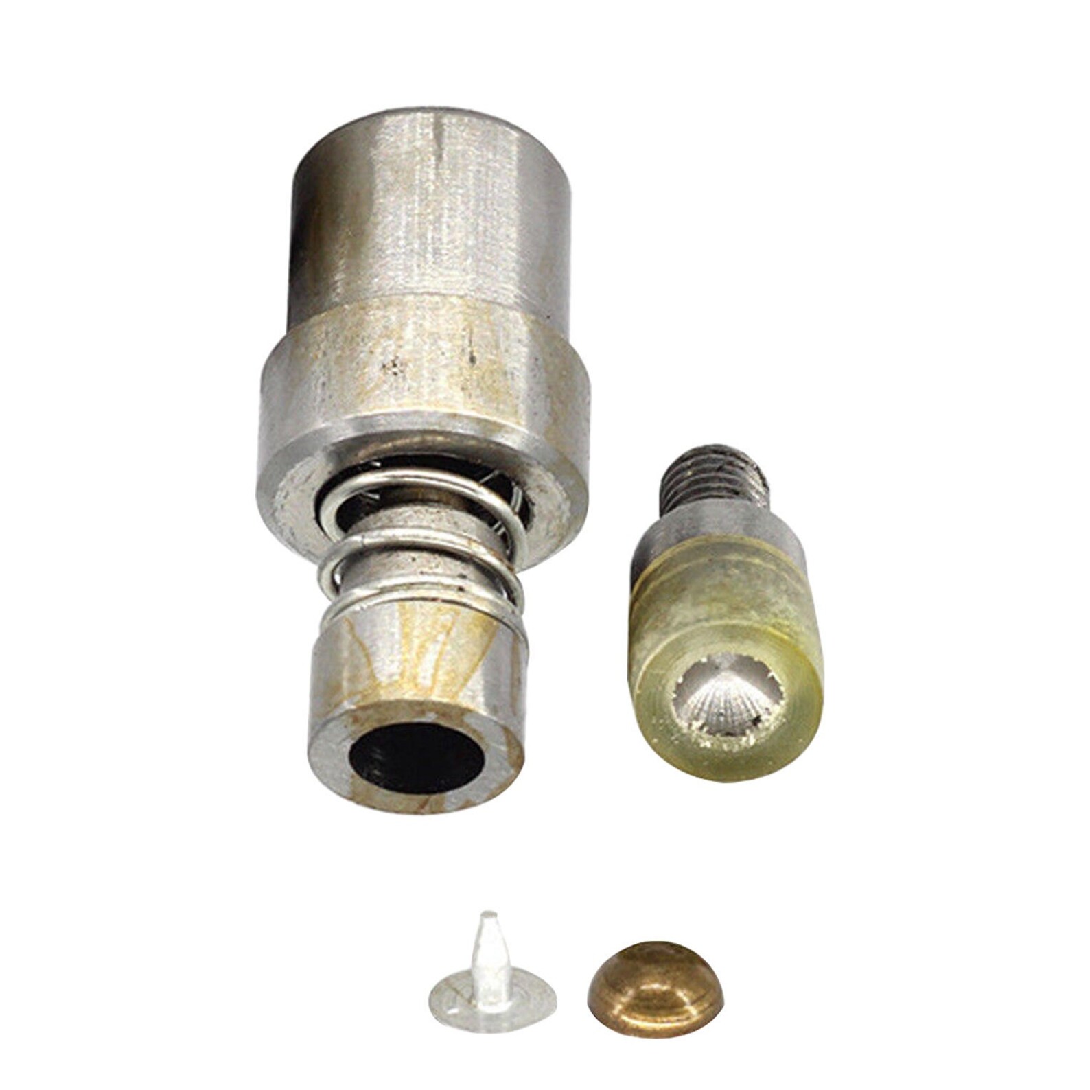 Dome Rivets Fixing Dies Set, Mushroom Studs Fixing Dies Set for Hand ...