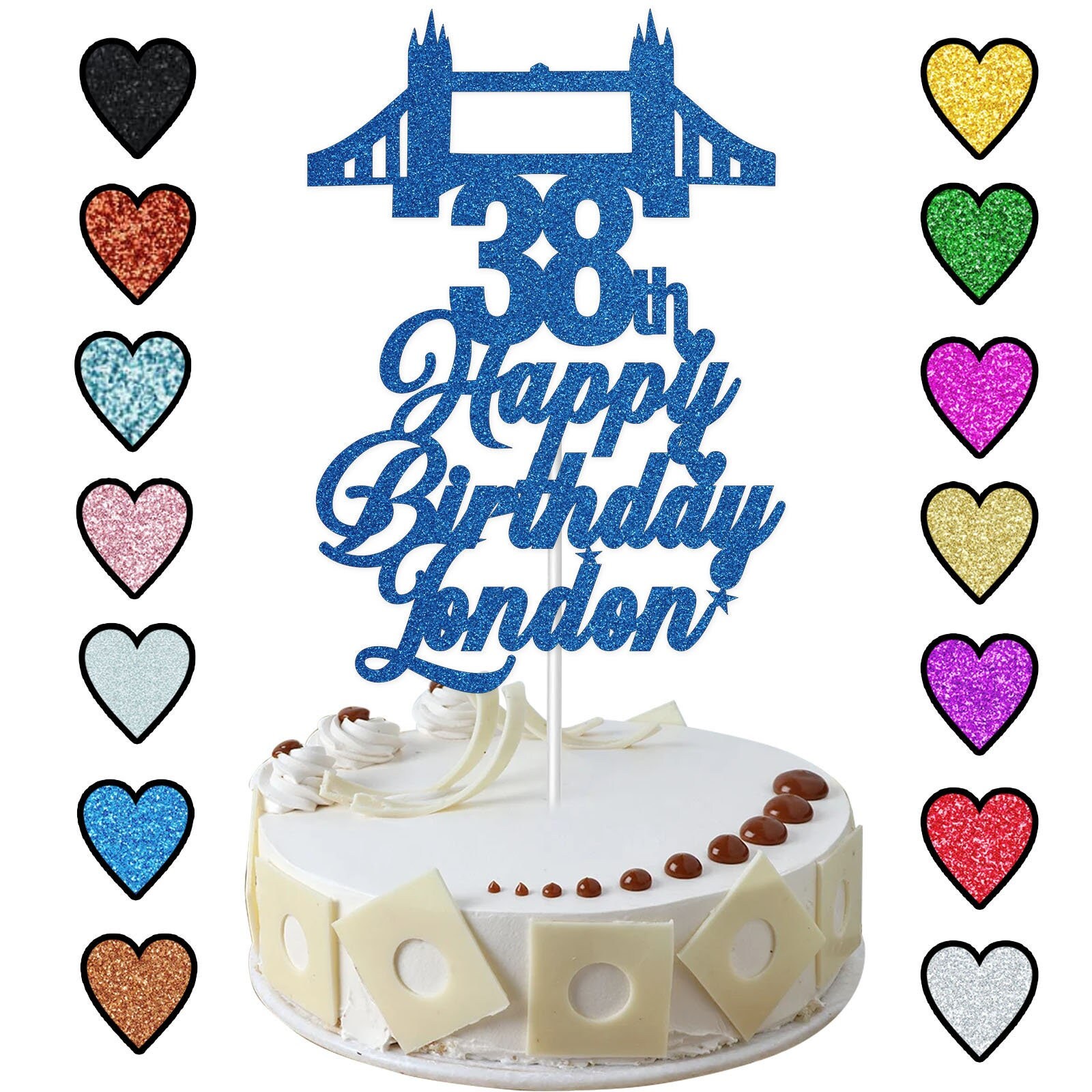 London Bridge Cake Topper Personalized Birthday Cake Topper - Etsy