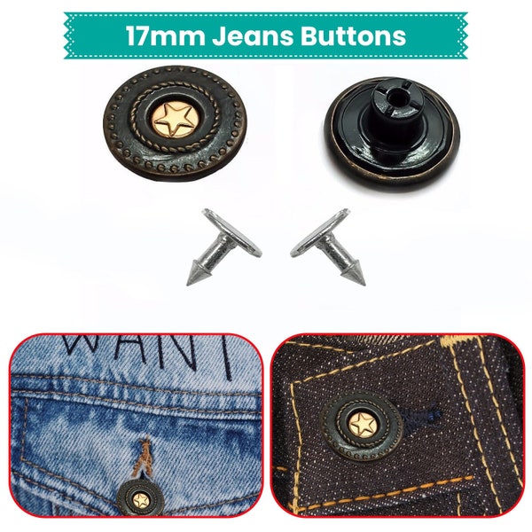 Tack Buttons - Etsy