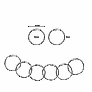 Binding Rings, Split Key Rings, Keyrings, Key Chain Rings, Silver Split ...