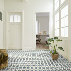 Sheet Vinyl Flooring in Moroccan Tile Design for Kitchens and Bathrooms ...