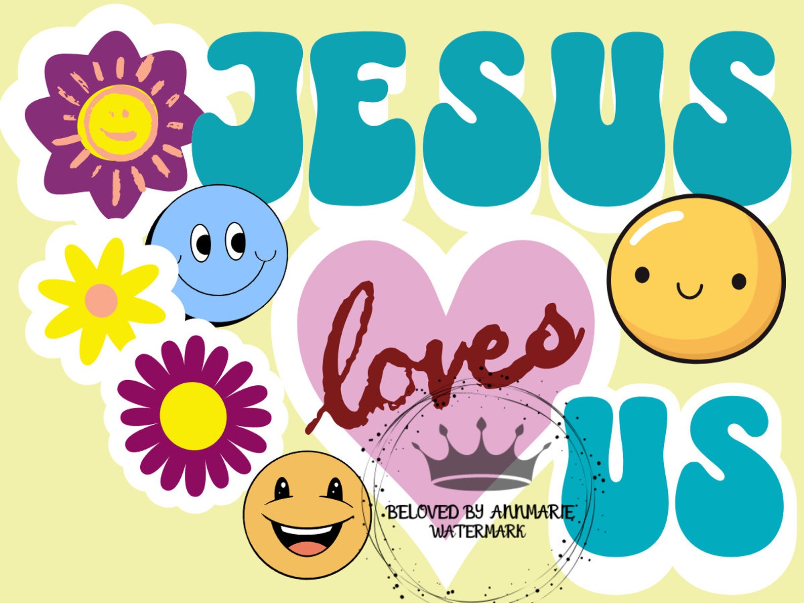 Jesus Loves Us, Happy Faces, Bible Motivation, Quotes, Kids ...