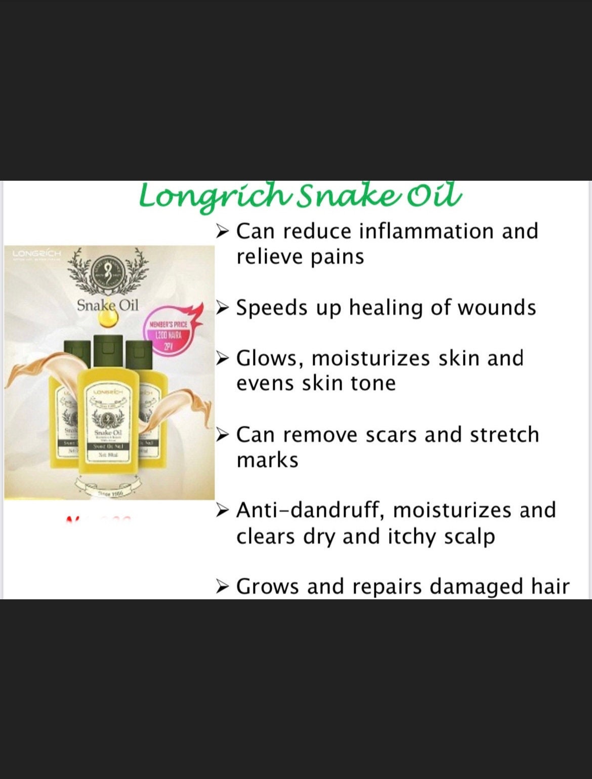 Snake Oil_longrich - Etsy