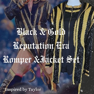 Reputation Era Bodysuit & Jacket Taylor Inspired Sequin Bodysuit Swift ...