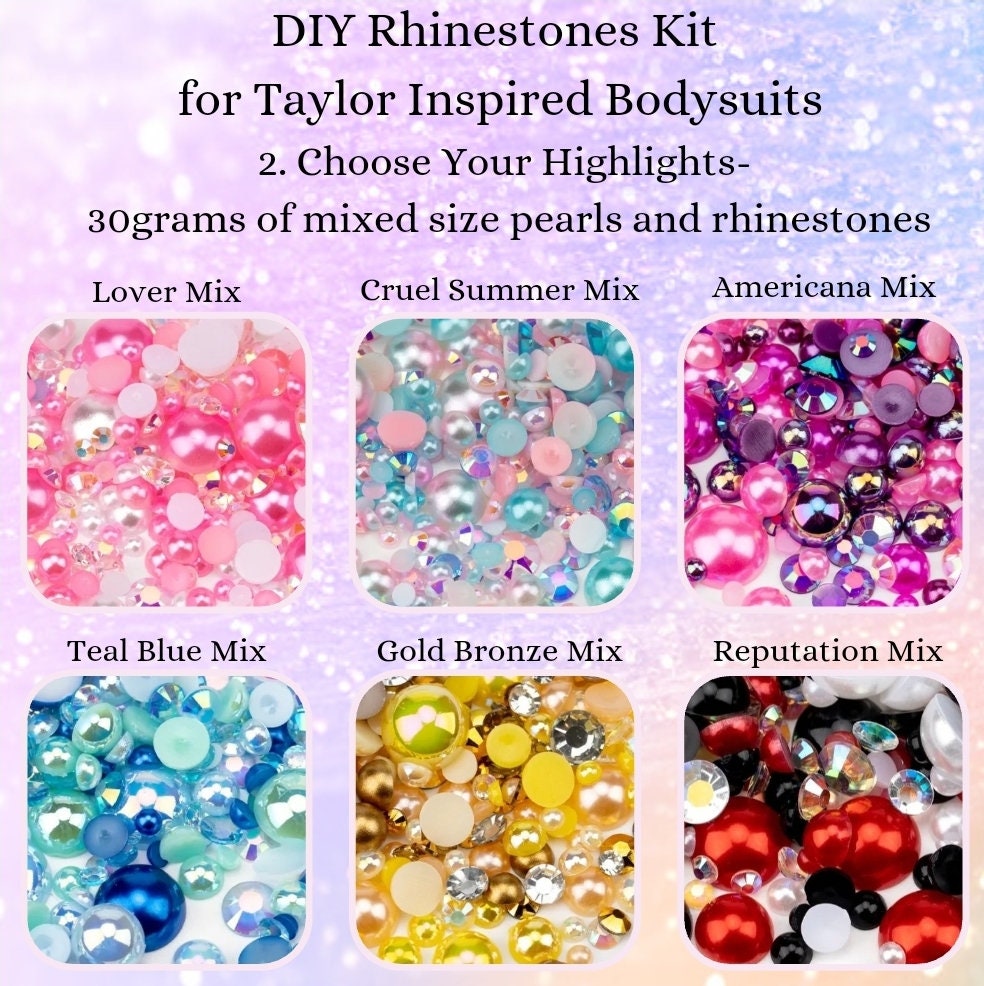 DIY Rhinestone Kit for Taylor Inspired Bodysuits Embellish - Etsy UK
