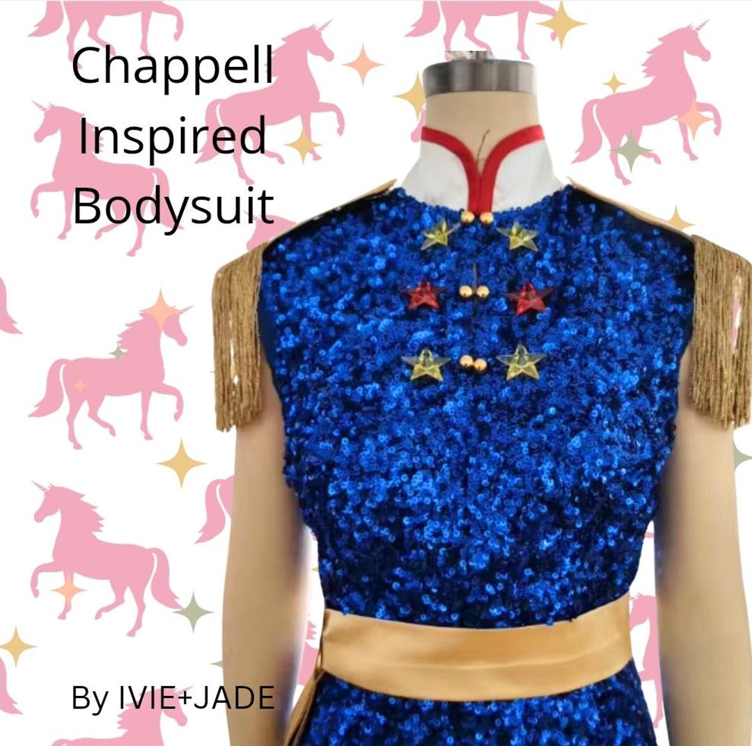 Chappell Inspired Bodysuit | Celebrity Inspired Sparkly Bodysuit Outfit | Sparkly Hot to Go ...