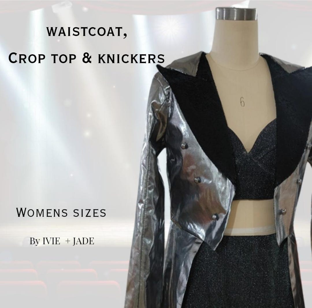 The Poet Waistcoat, Crop Top & Knickers Set – Iconic Pop Tour–inspired ...