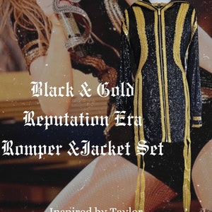 Reputation Era Bodysuit & Jacket Taylor Inspired Sequin Bodysuit Swift ...