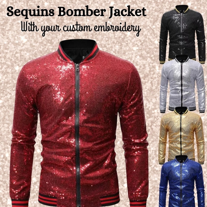 Sequin Jacket - Etsy
