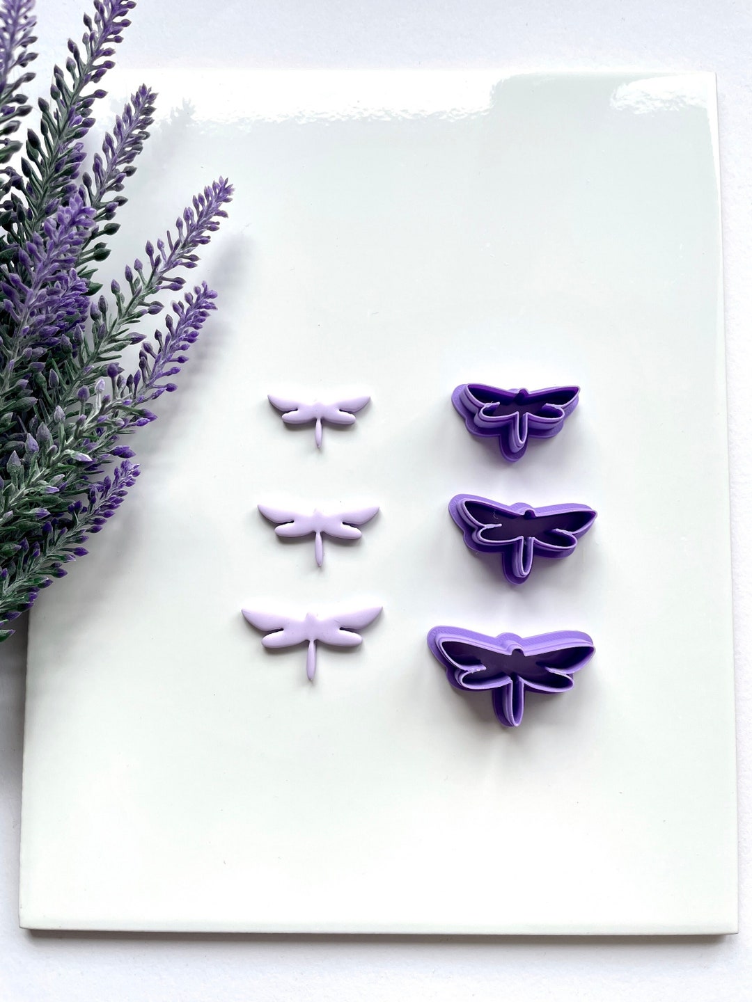 Dragonfly Polymer Clay Cutter, Insect Cutter, Polymer Clay Earrings ...