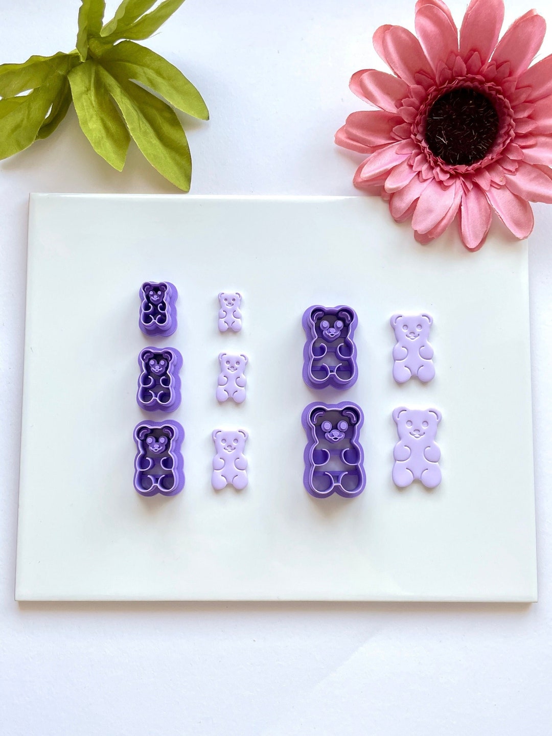 Gummy Bear Polymer Clay Cutter, Bear Cutter, Polymer Clay Earrings ...