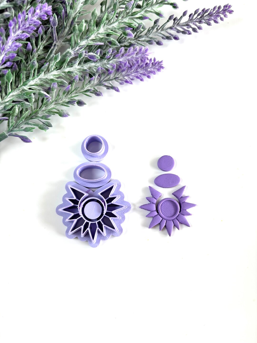 Boho Sun Polymer Clay Cutter: Dangle Drop Earring DIY Tool - Etsy