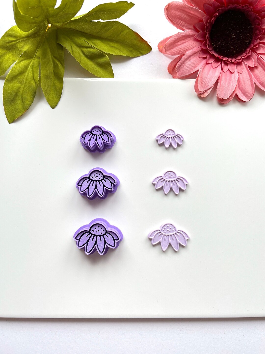 Embossed Daisy Flower Cutter for Polymer Clay, Do It Yourself, Cookie ...