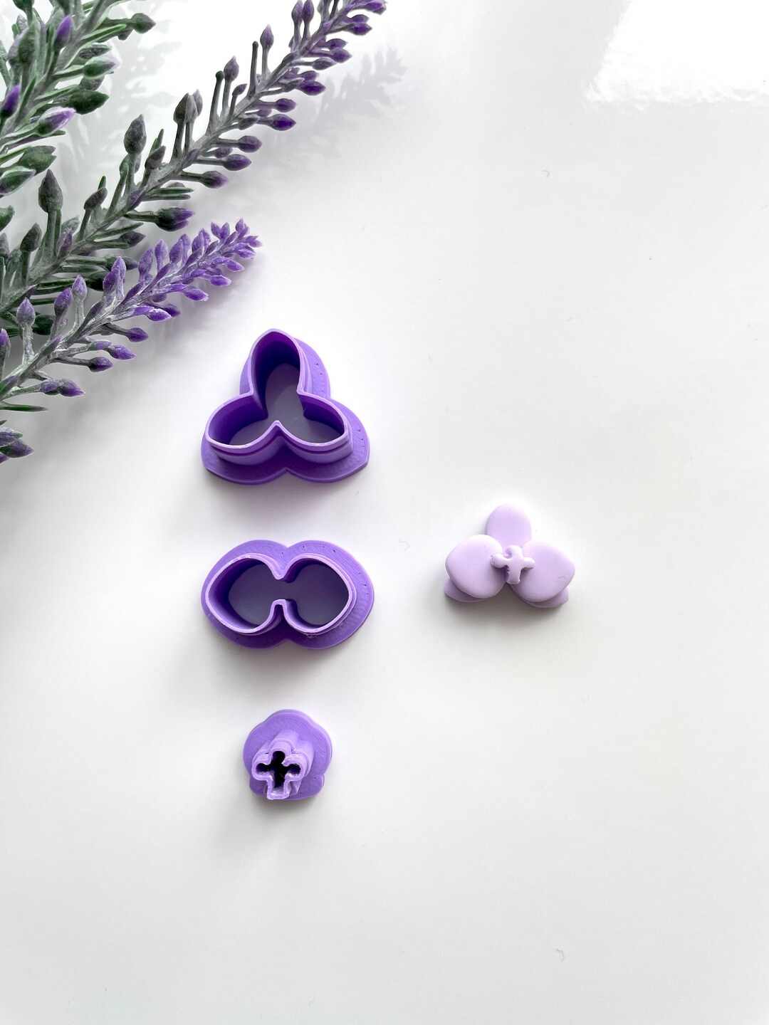 Orchid Flower Cutter for Polymer Clay, Do It Yourself, Cookie Cutters ...