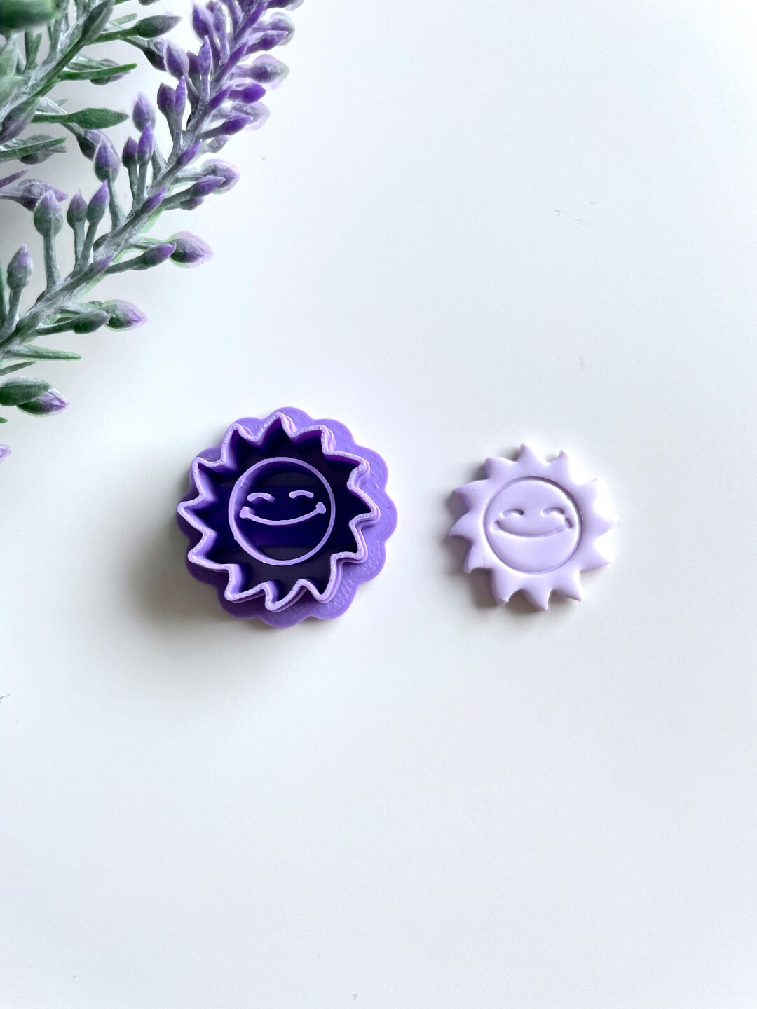 Happy Smile Sun Cutter for Polymer Clay, Do It Yourself, Polymer Clay ...