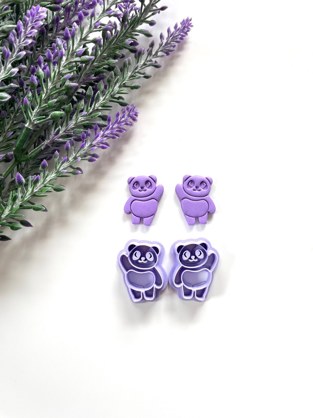 Panda Cutter for Polymer Clay, Cutter for Earrings, Polymer Clay Tool ...