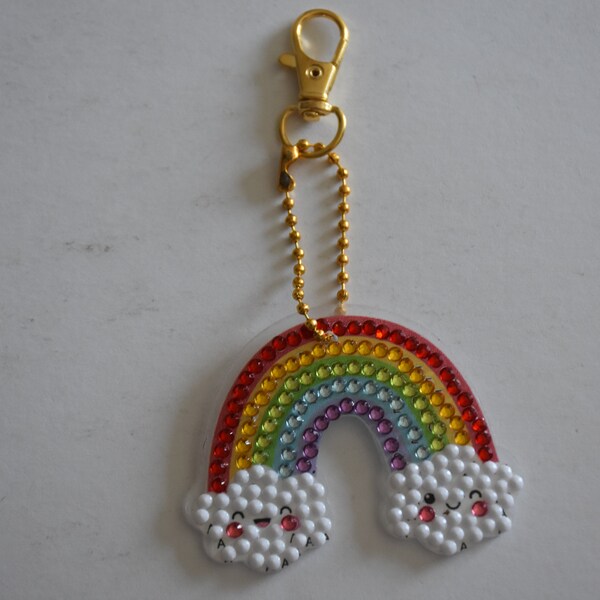Diamond Art Keychain - Etsy