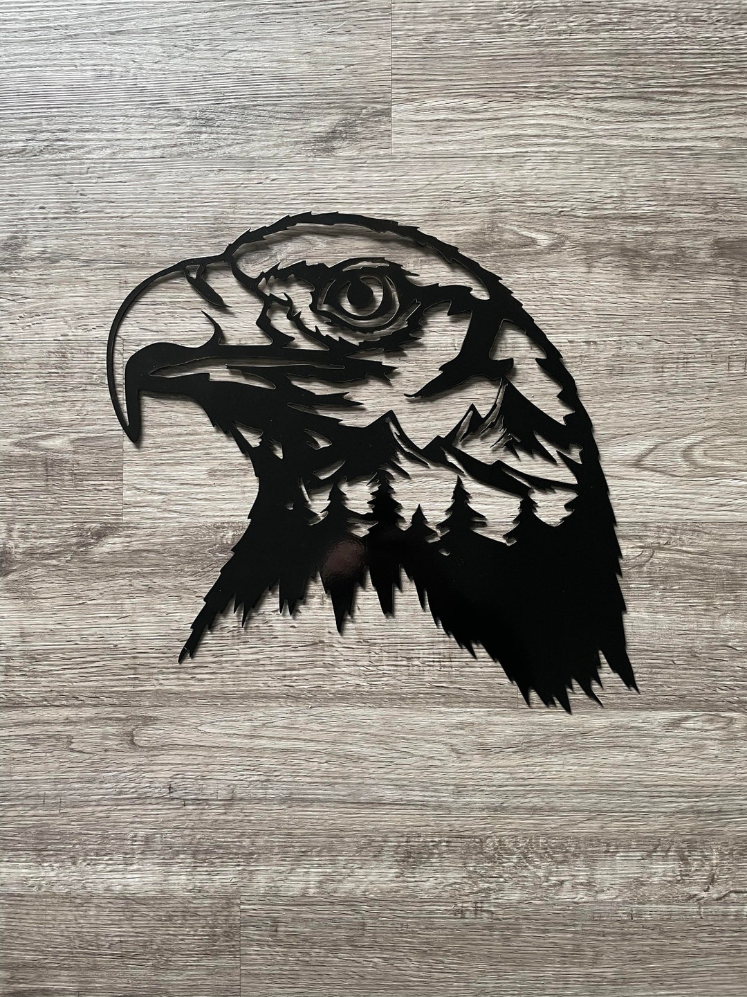 Bald Eagle Metal Sign Patriotic Home Decor Nature Wall Hangers Gifts ...