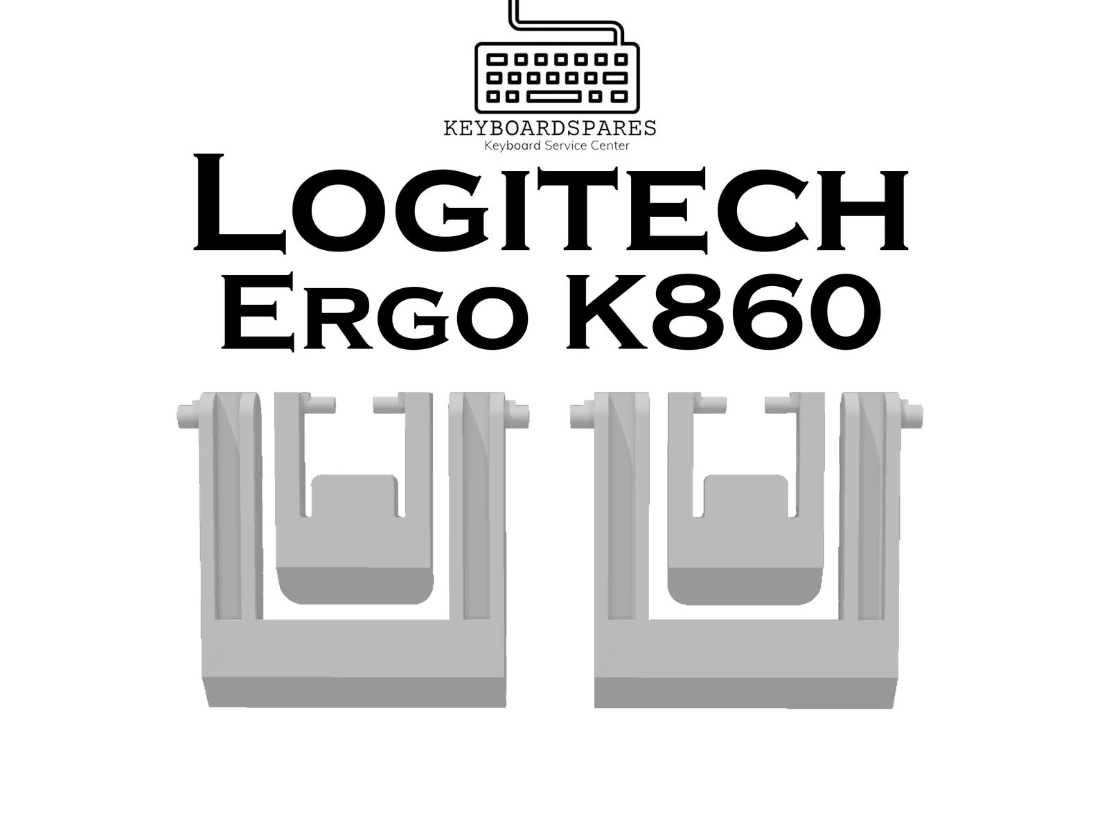 Logitech Ergo K860 Keyboard Spare Replacement Leg / Foot / Stand / Feet ...