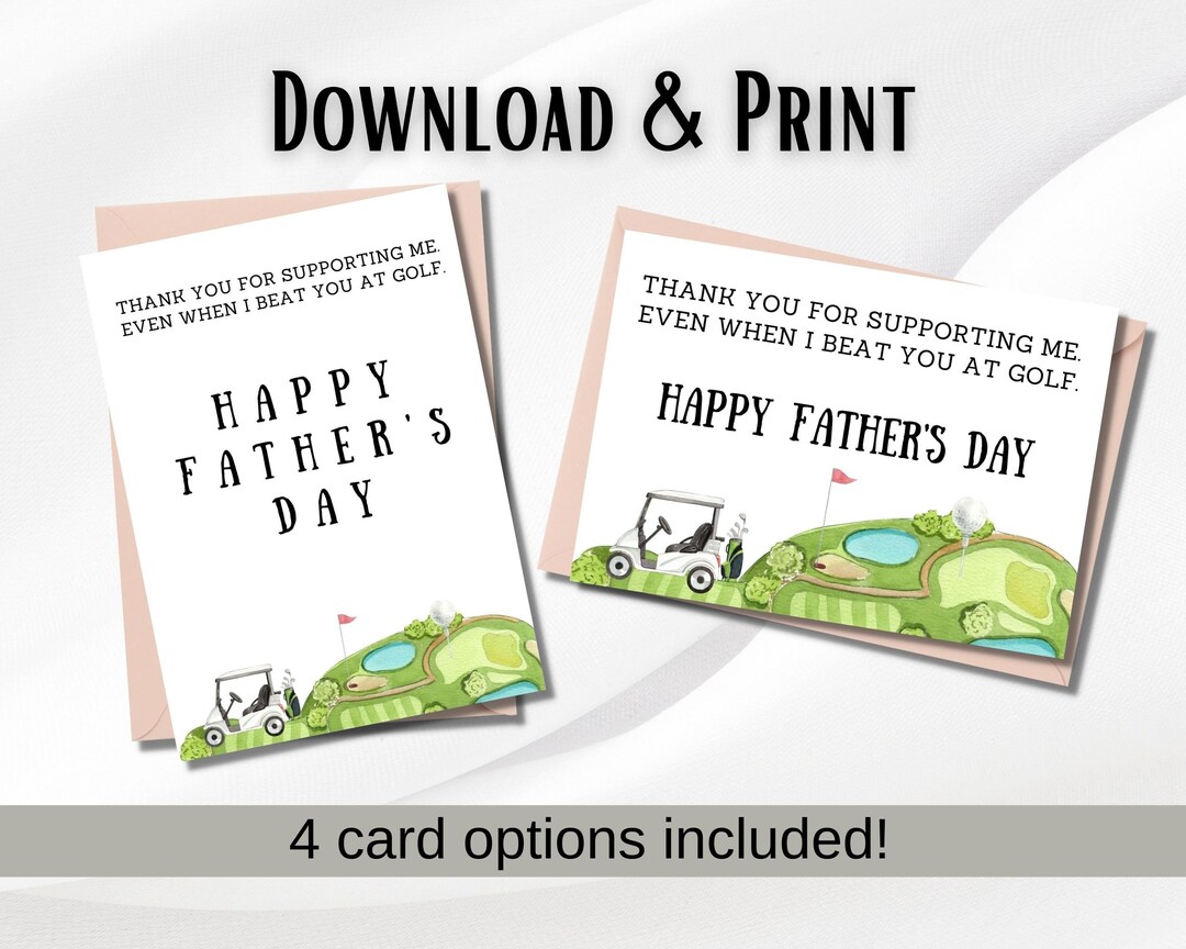 Printable Father's Day Card for Dad Download Last Minute Card for ...