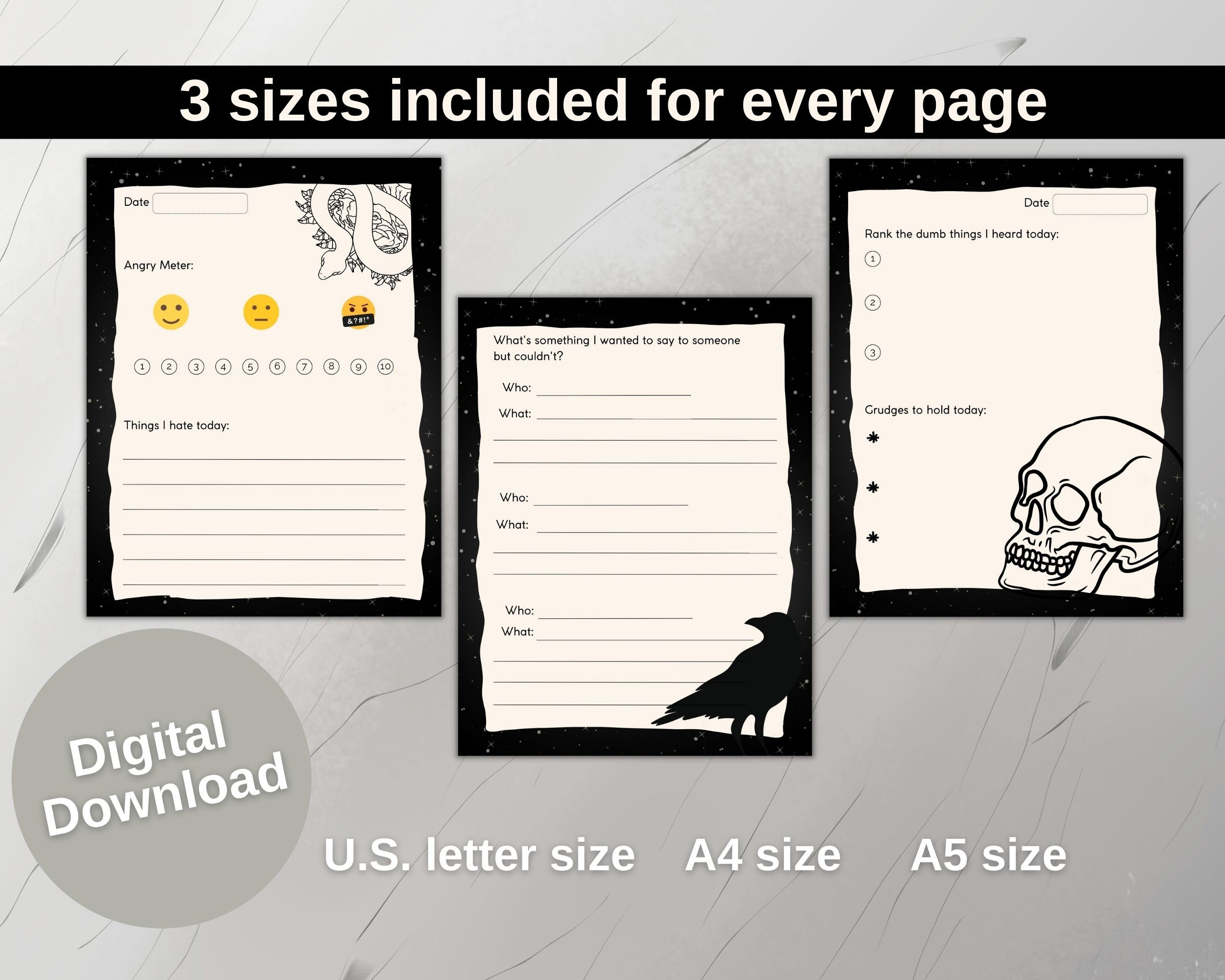 Anti Gratitude Journal Novelty Notebook Self Care Journal Unique Gift ...