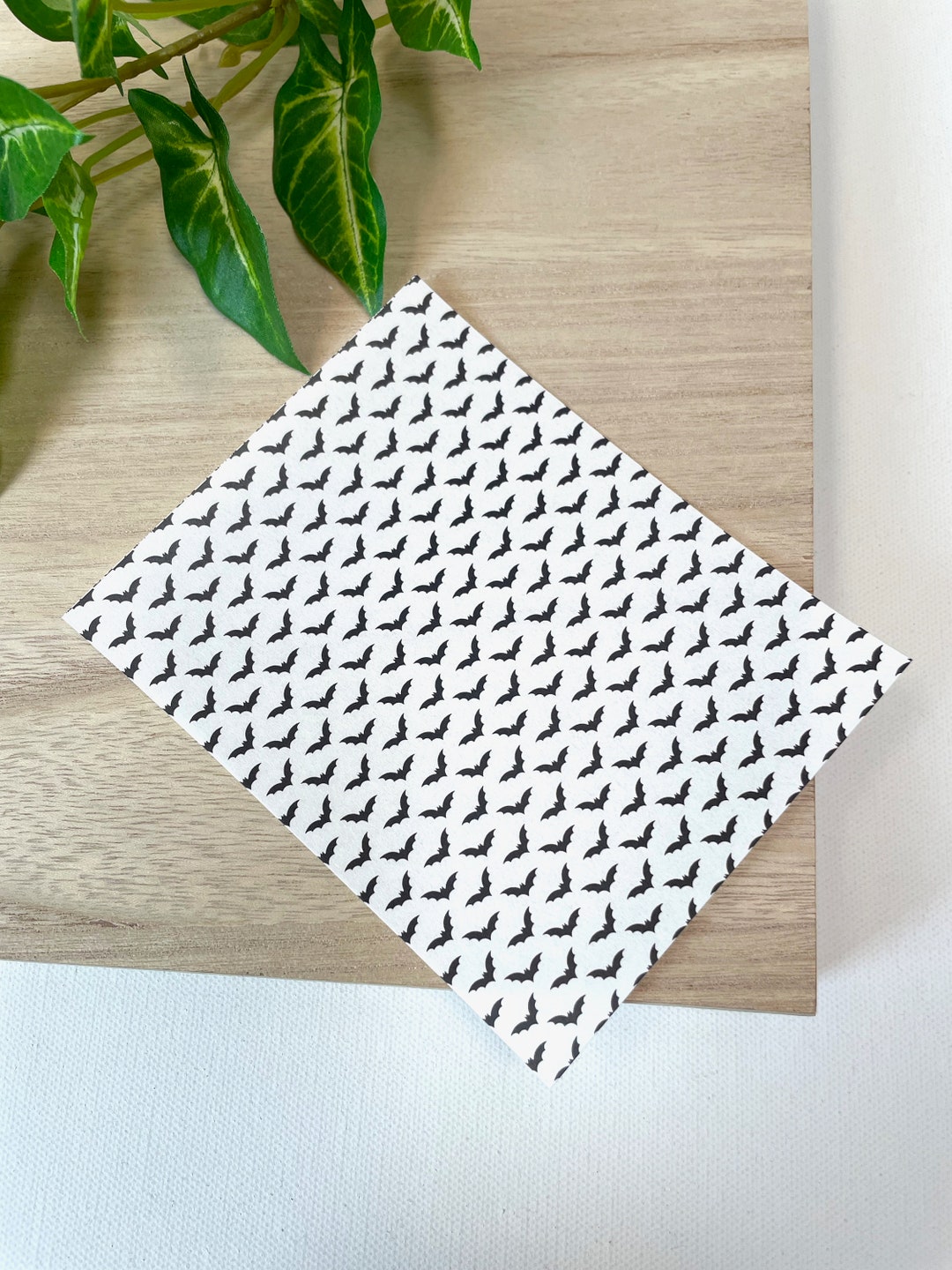 Bat Pattern Polymer Clay Transfer Sheet: Water Soluble Paper - Etsy