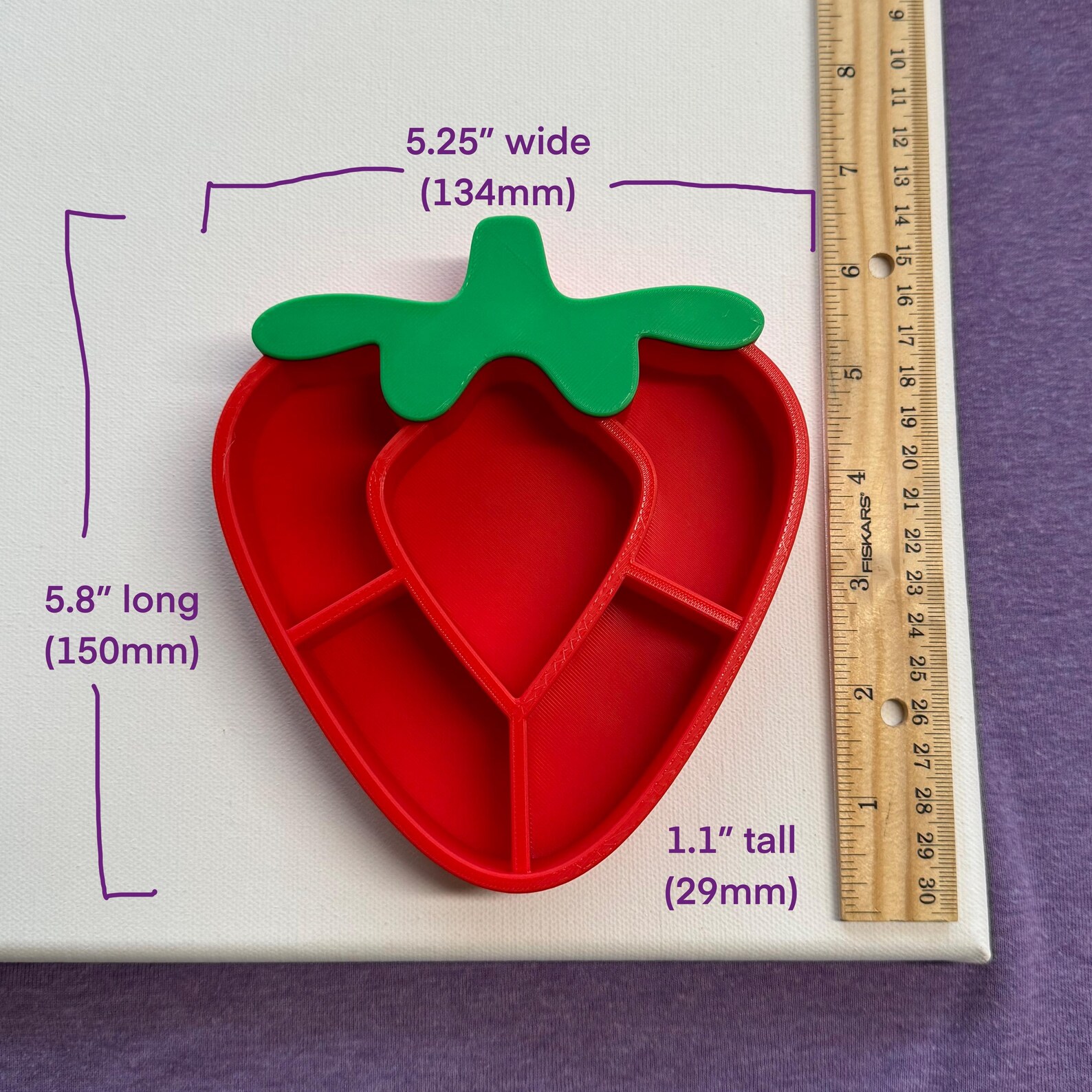 Strawberry Organizer Tray | Made to Order Desktop Organization | Office ...