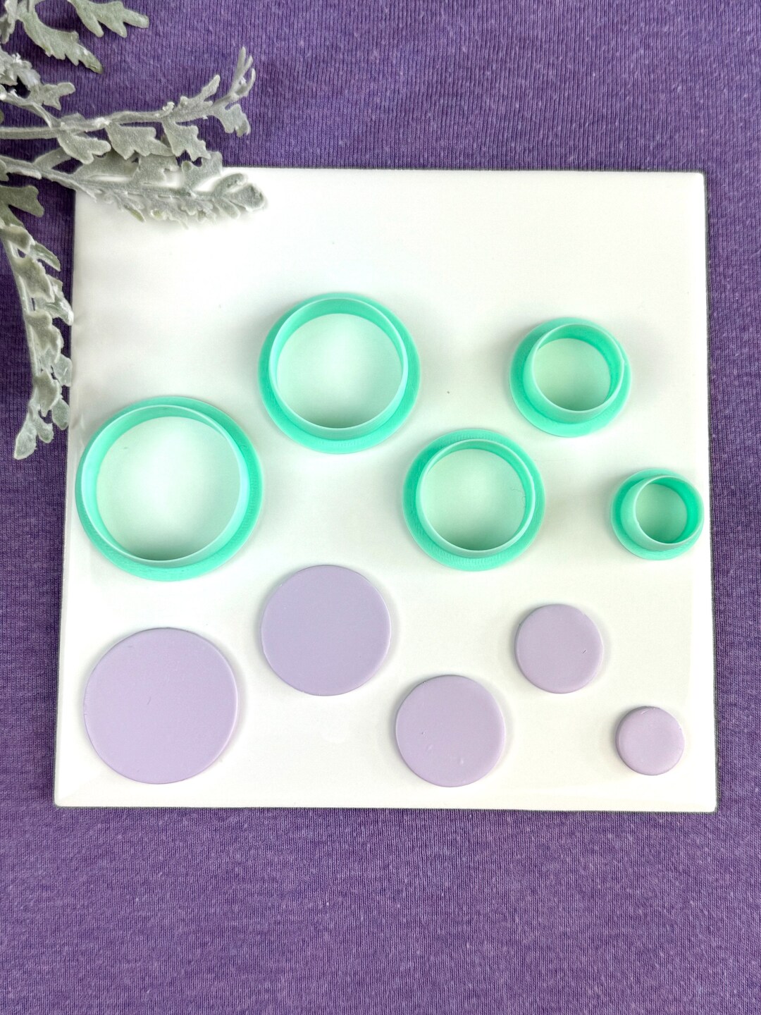 Circle Cutters Various Sizes | Polymer Clay Cutter | Clay Tool - Etsy