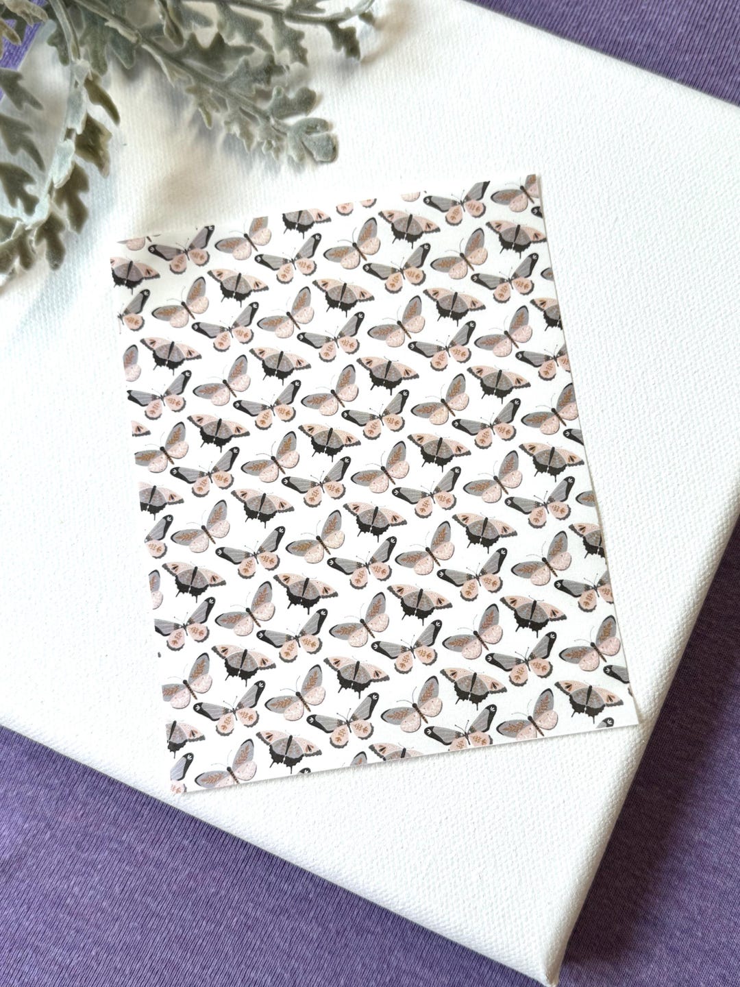 Butterfly Polymer Clay Transfer Sheet: Water Soluble Paper - Etsy