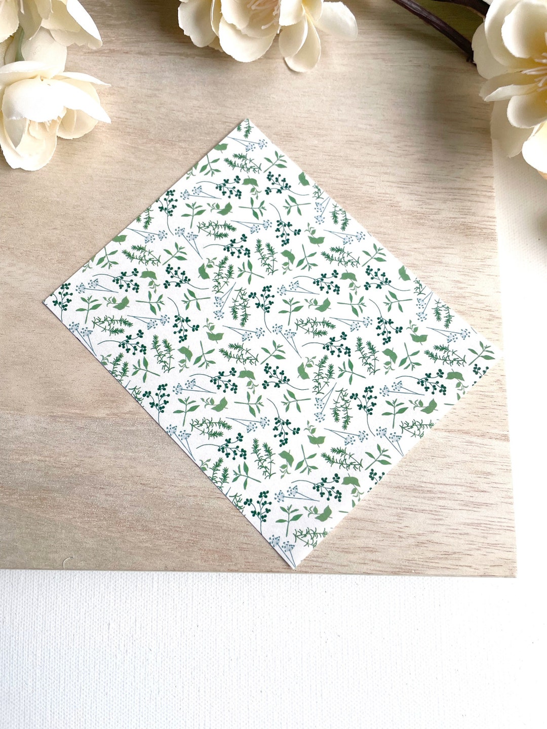 Leaves Pattern | Transfer Sheet for Polymer Clay | Water Soluble ...