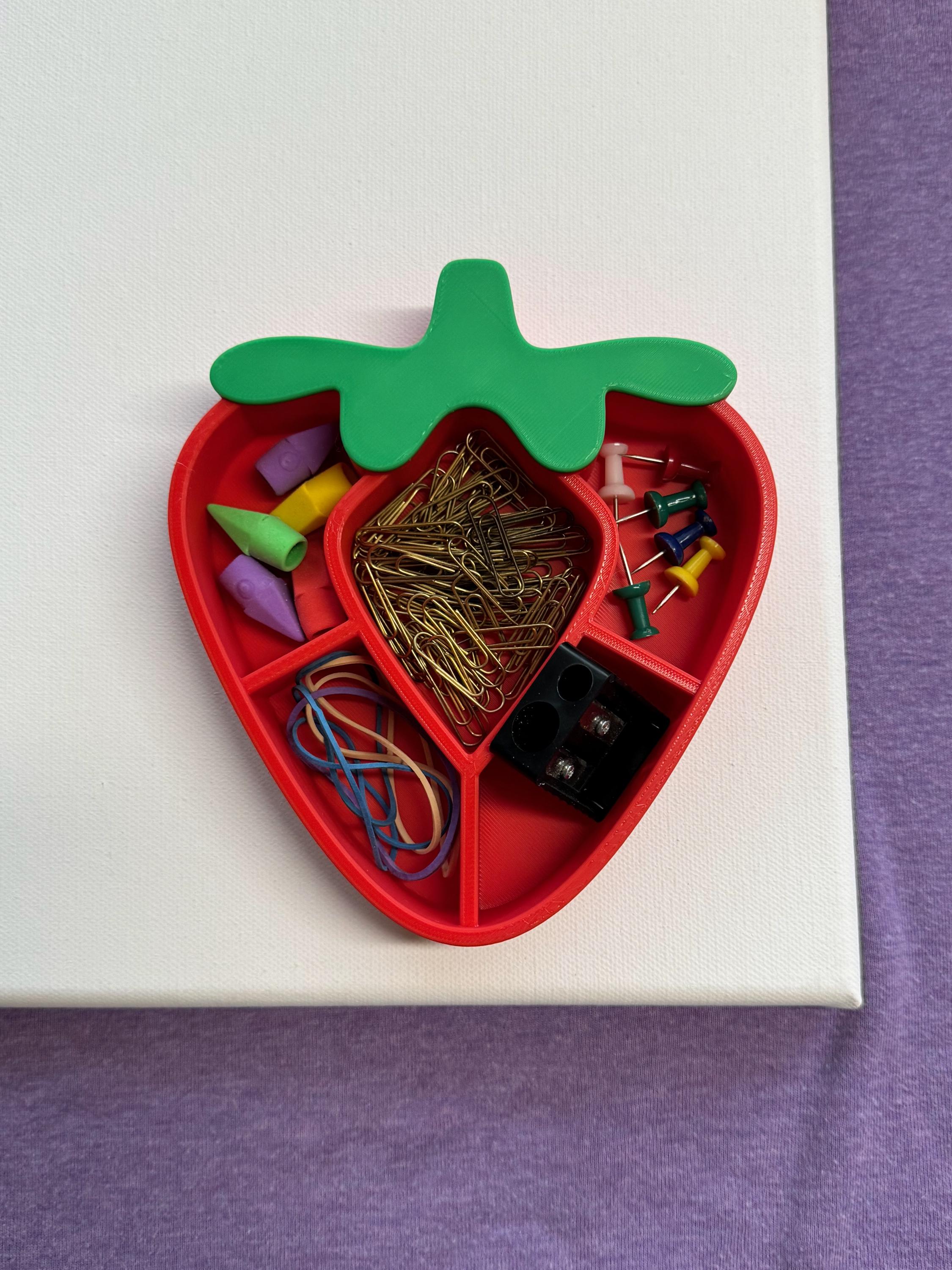 Strawberry Organizer Tray | Made to Order Desktop Organization | Office ...