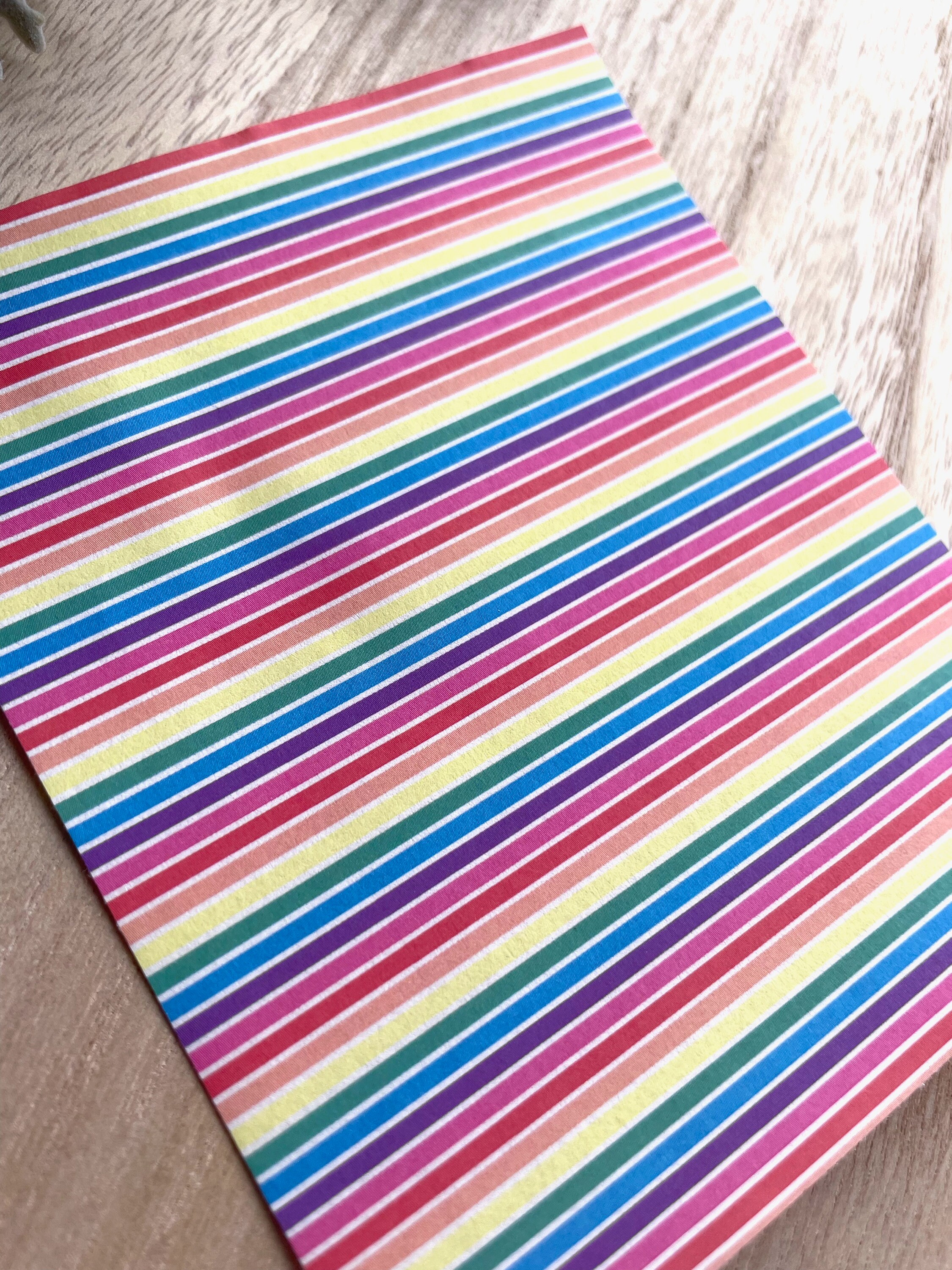 Rainbow Stripes Transfer Sheet for Polymer Clay Earrings - Etsy