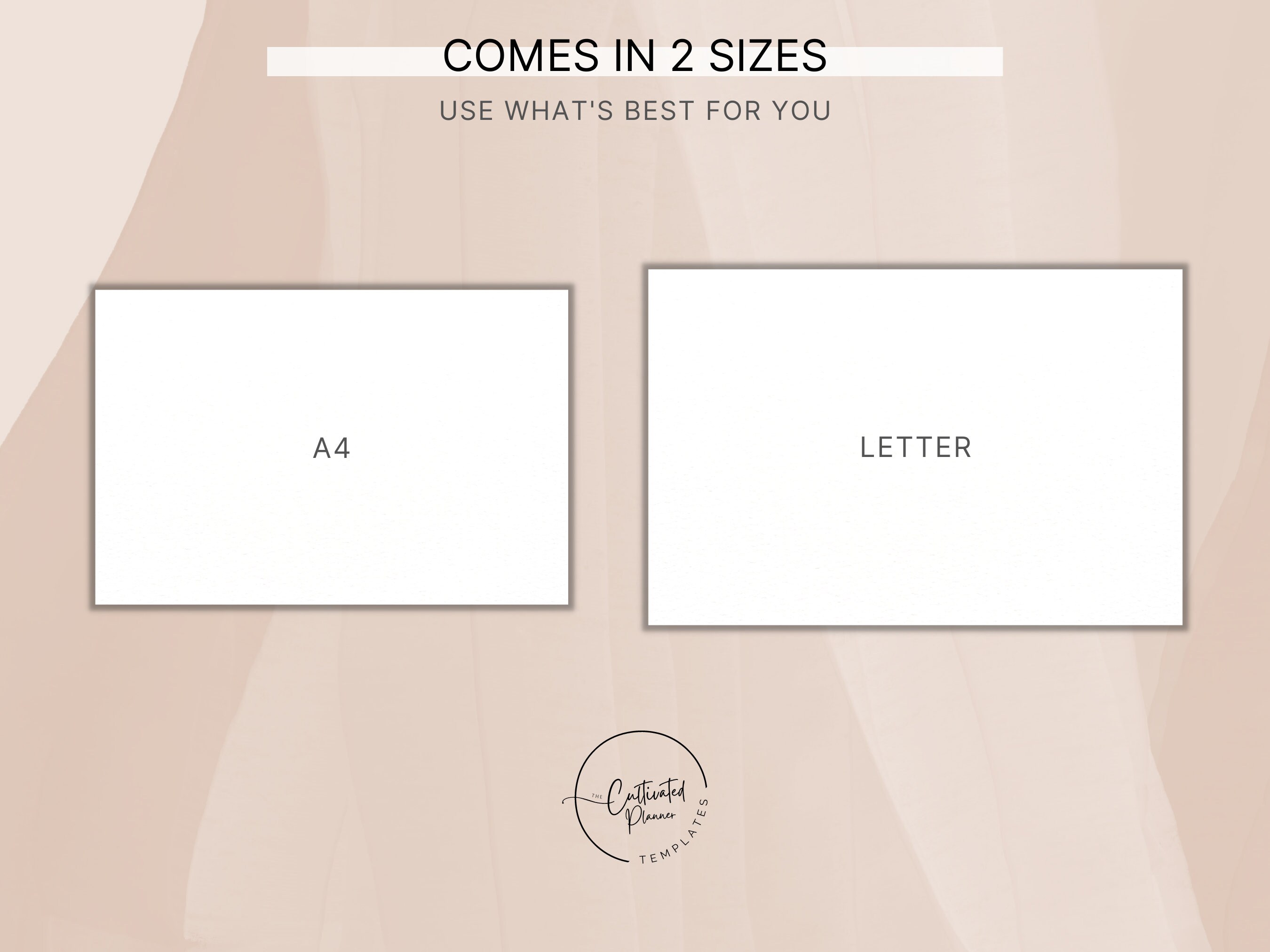 Neutral Aesthetic Weekly Planner, Minimalist Weekly Schedule, Week at a ...