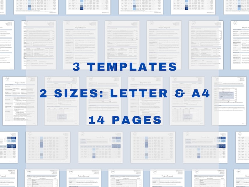 BUNDLE, Project Proposal Template | Project Charter Template ...