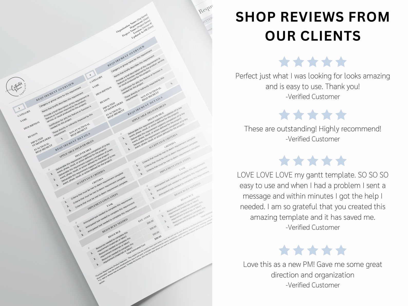 Requirements Gathering Template, Project Requirements Request Form ...