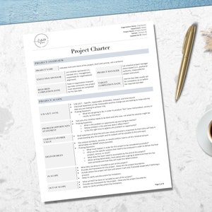 Project Charter Template | How to Write a Project Charter | Best ...