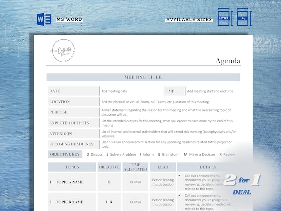 Mandatory Meeting Template