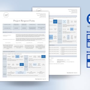 Project Request Form Template | Project Management | Simple Proposal ...