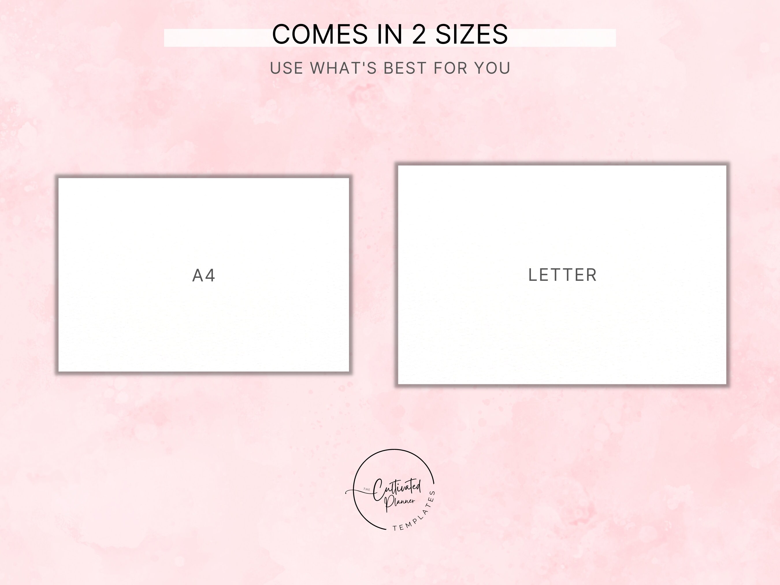 Pink Aesthetic Weekly Planner, Minimalist Weekly Schedule, Week at a ...