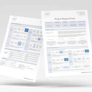 Project Request Form Template | Project Management | Simple Proposal ...