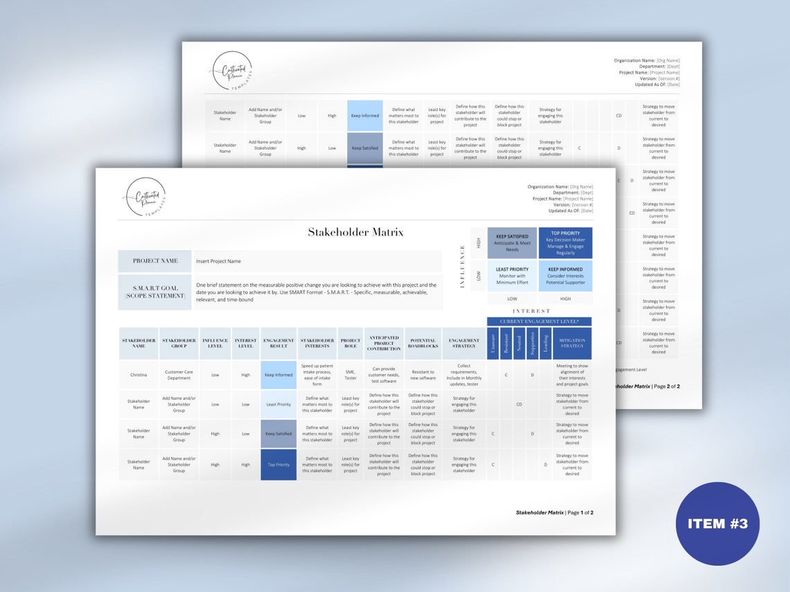 BUNDLE, Project Proposal Template | Project Charter Template ...