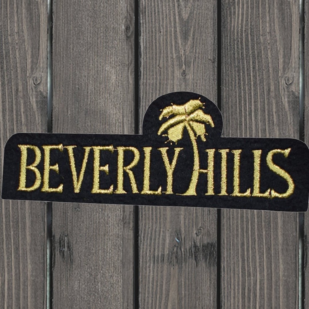 Beverly Hills California Iron on Patch 5.25", Applique for Jackets ...
