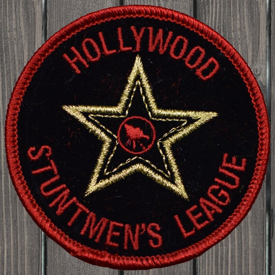 Hollywood Stuntmen's League Patch, 3" Iron On, Movie Film Crew Badge ...