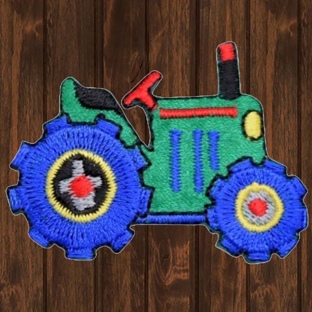 Tractor Embroidered Patch Farm Vehicle iron On - Etsy